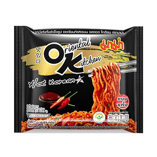 Mama Dried Instant Noodles Oriental Kitchen Hot Korean Flavour 85g ...