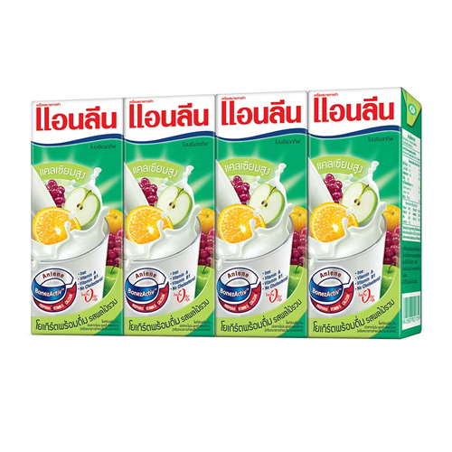 Anlene Bone Active UHT Drinking Yogurt Mix Fruit Flavor 180ml 1x4 ...